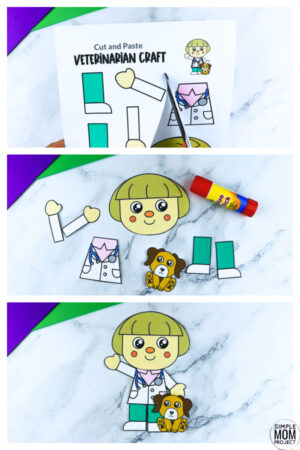 10 Full Colored Community Helper Craft Templates – Simple Mom Project Store