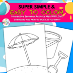 20 Sun, Sand, and Summer Printables, Coloring Pages, Templates Galore ...