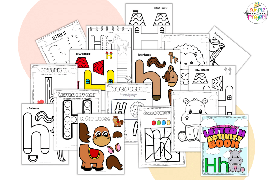 Letter H Activity Printable Book for Preschool and Toddlers | Letter H ...