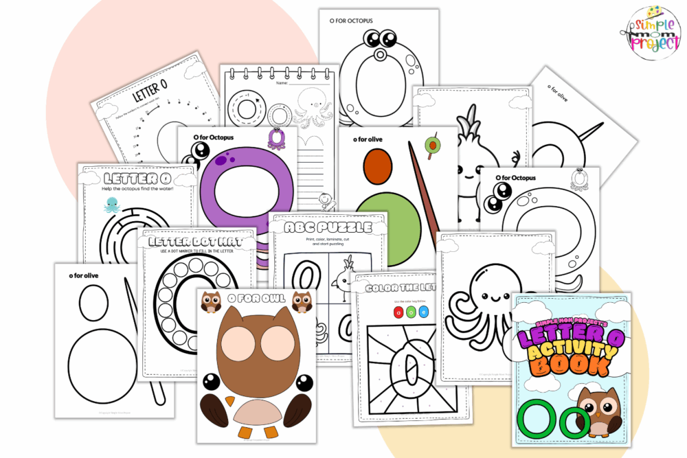 Letter O Activity Printable Book for Preschool and Toddlers | Letter O ...