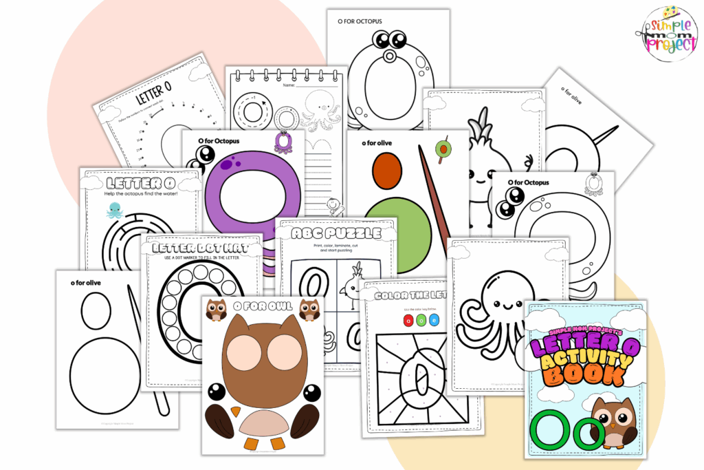 Letter O Activity Printable Book for Preschool and Toddlers | Letter O ...