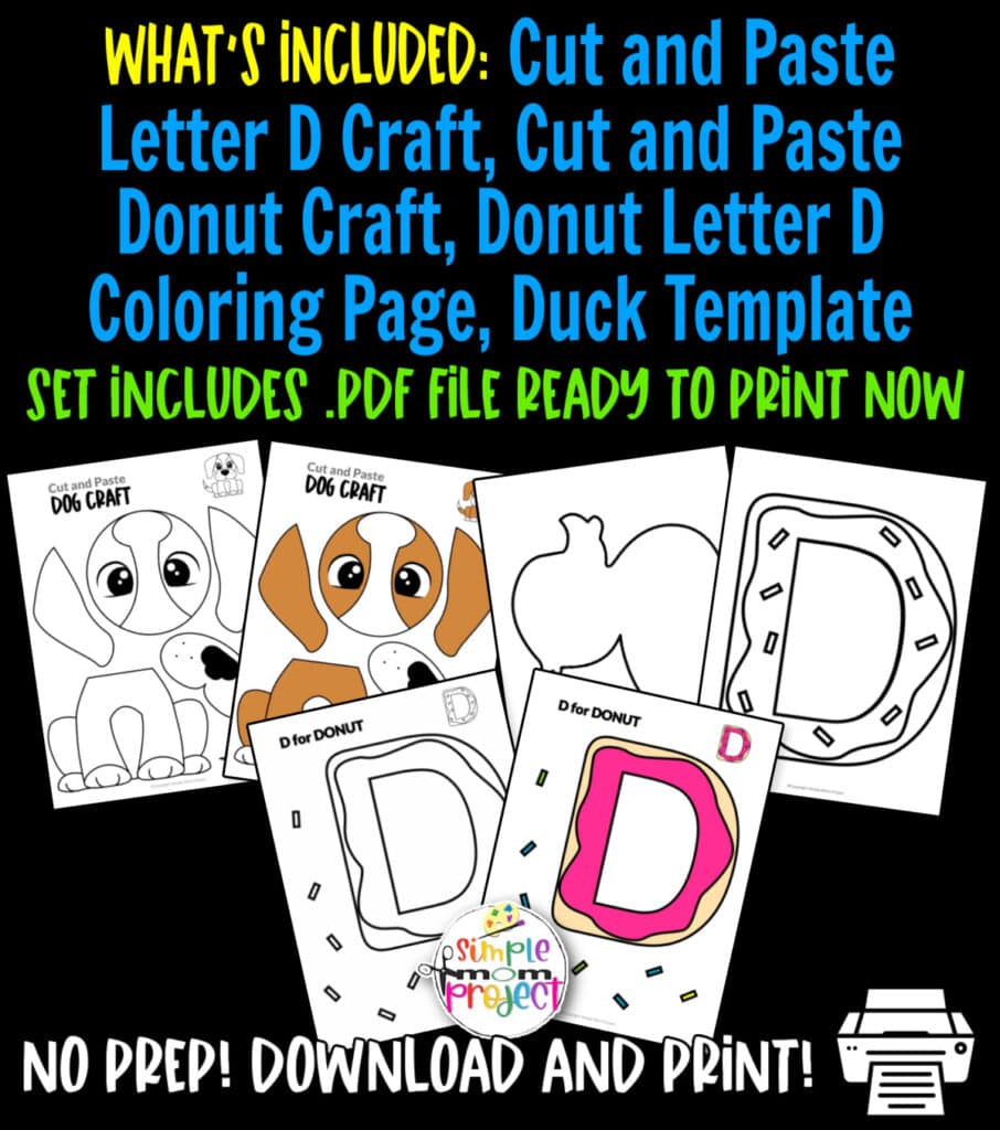 Fun Letter D Craft Bundle - Simple Mom Project Store