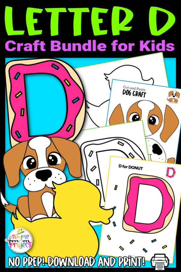 Fun Letter D Craft Bundle – Simple Mom Project Store