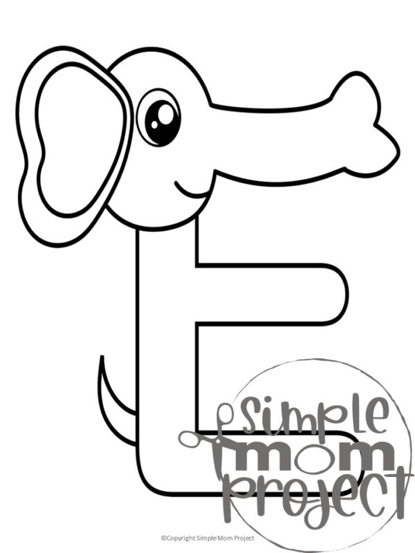 Exciting Printable Alphabet A-Z Coloring Page Collection Learning ...