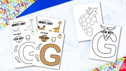 Easy and Fun Letter G Craft Printable Bundle Learning Activity for Kids ...