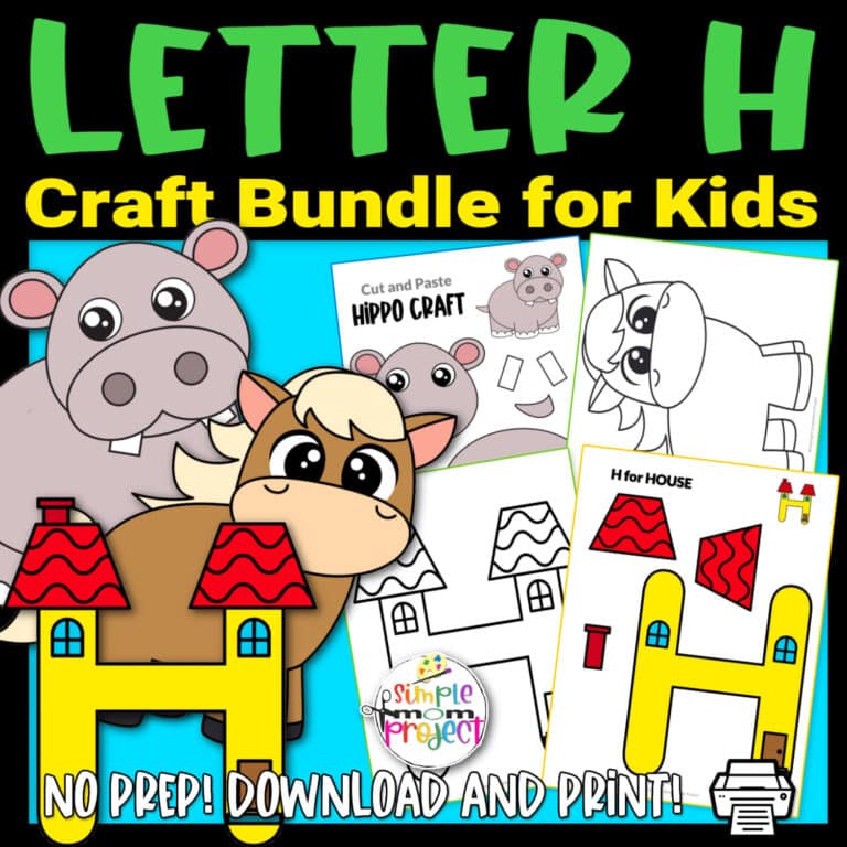 Fun Letter H Craft Bundle - Simple Mom Project Store