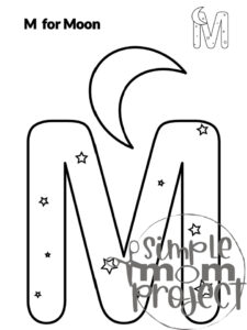 Easy and Fun Letter M Craft Printable Bundle Learning Activity for Kids ...