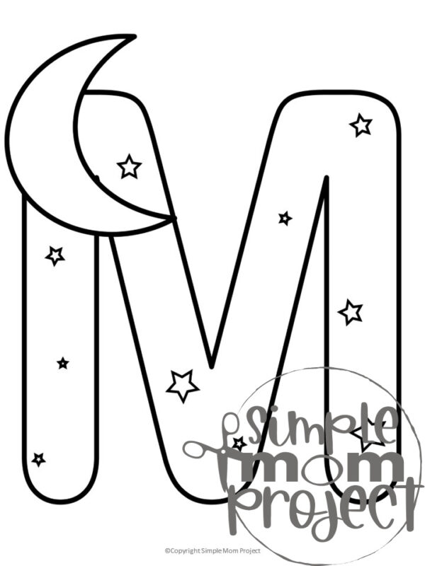 Exciting Printable Alphabet A-Z Coloring Page Collection Learning ...