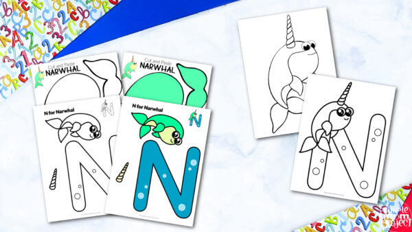 Easy and Fun Letter N Craft Printable Bundle Learning Activity for Kids ...