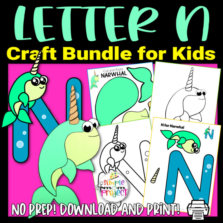 Fun Letter N Craft Bundle - Simple Mom Project Store