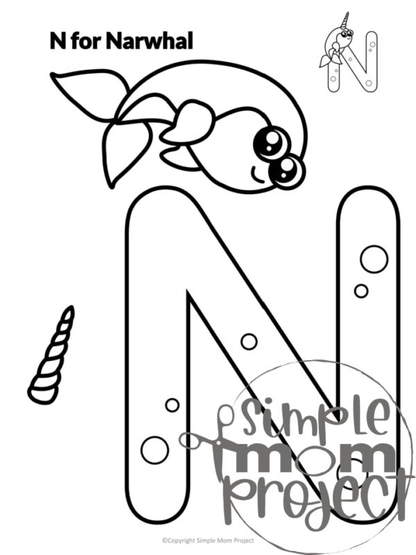 Easy and Fun Letter N Craft Printable Bundle Learning Activity for Kids ...