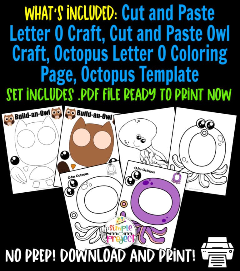 Fun Letter O Craft Bundle - Simple Mom Project Store