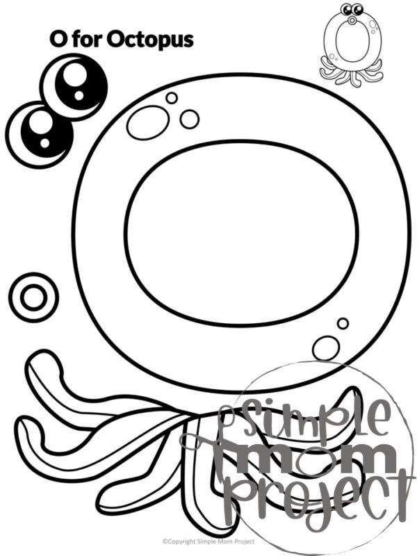 Easy and Fun Fun Letter O Craft Printable Bundle Learning Activity for ...