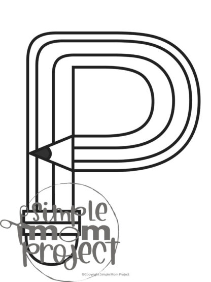 Fun Letter P Craft Bundle - Simple Mom Project Store