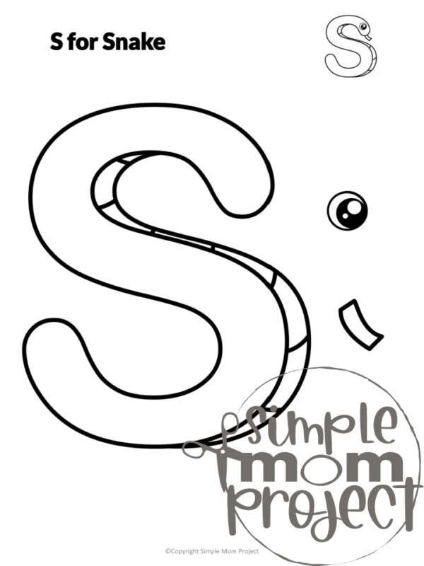 Easy Fun Letter S Craft Printable Bundle Learning Activity for Kids ...