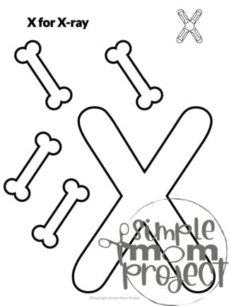 Letter X Activity Bundle – 25 Printable Worksheets, Crafts & Learning ...