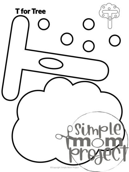Easy Fun Letter T Craft Printable Bundle Learning Activity for Kids ...