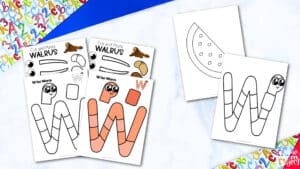 Easy Fun Letter W Craft Printable Bundle Learning Activity for Kids ...