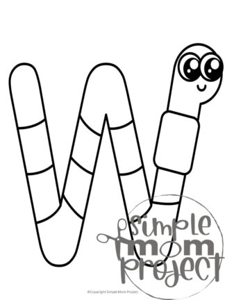 Alphabet A–Z Coloring Pages – Printable Learning Activity for Kids ...