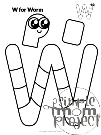 Easy Fun Letter W Craft Printable Bundle Learning Activity for Kids ...