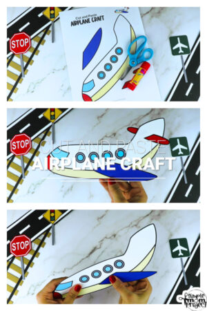 Airplane Cut and Paste Craft - Simple Mom Project Store