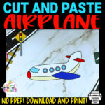 Airplane Cut and Paste Craft - Simple Mom Project Store