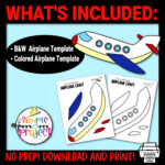 Airplane Cut and Paste Craft - Simple Mom Project Store