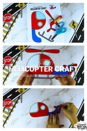 Helicopter Cut and Paste Craft – Simple Mom Project Store