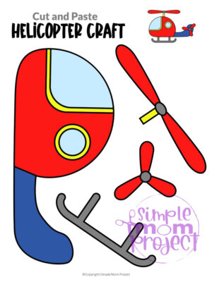 Vehicle Cut and Paste Craft Templates – Simple Mom Project Store