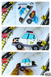 Police Car Cut and Paste Craft – Simple Mom Project Store