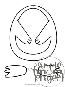 Beaver Paper Bag Puppet Craft Template - Simple Mom Project Store