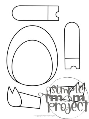 Deer Paper Bag Puppet Craft Template - Simple Mom Project Store