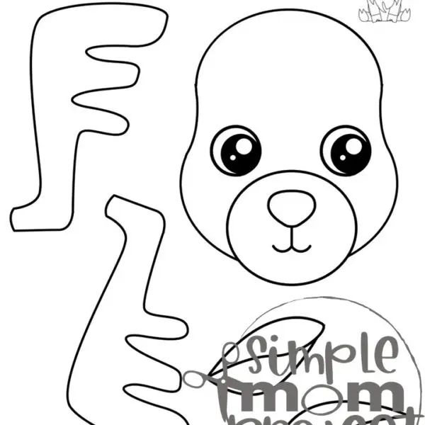 Easy Moose Paper Bag Puppet Craft Printable Template – Simple Mom ...