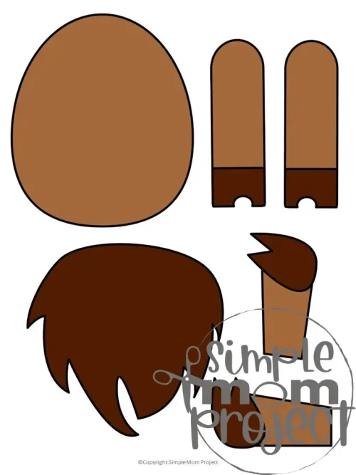 Moose Paper Bag Puppet Craft – Woodland Animal Printable for Kids