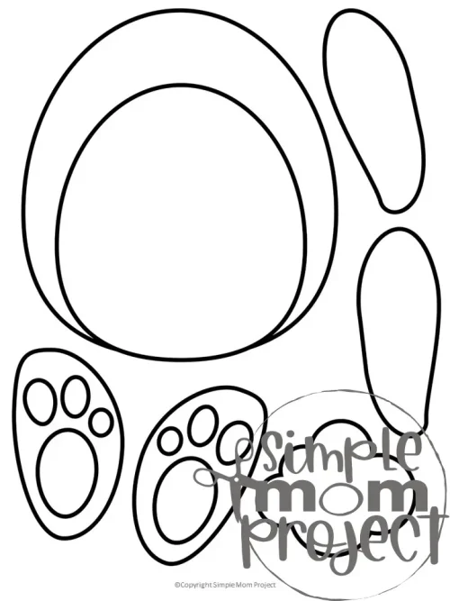 Rabbit Paper Bag Puppet Craft – Woodland Animal Printable for Kids