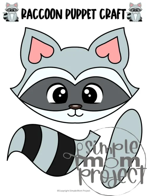 Woodland Animals Puppets – 10 Full-Color Printable Paper Bag Craft ...