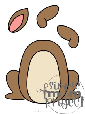 Squirrel Paper Bag Puppet Craft Template – Simple Mom Project Store