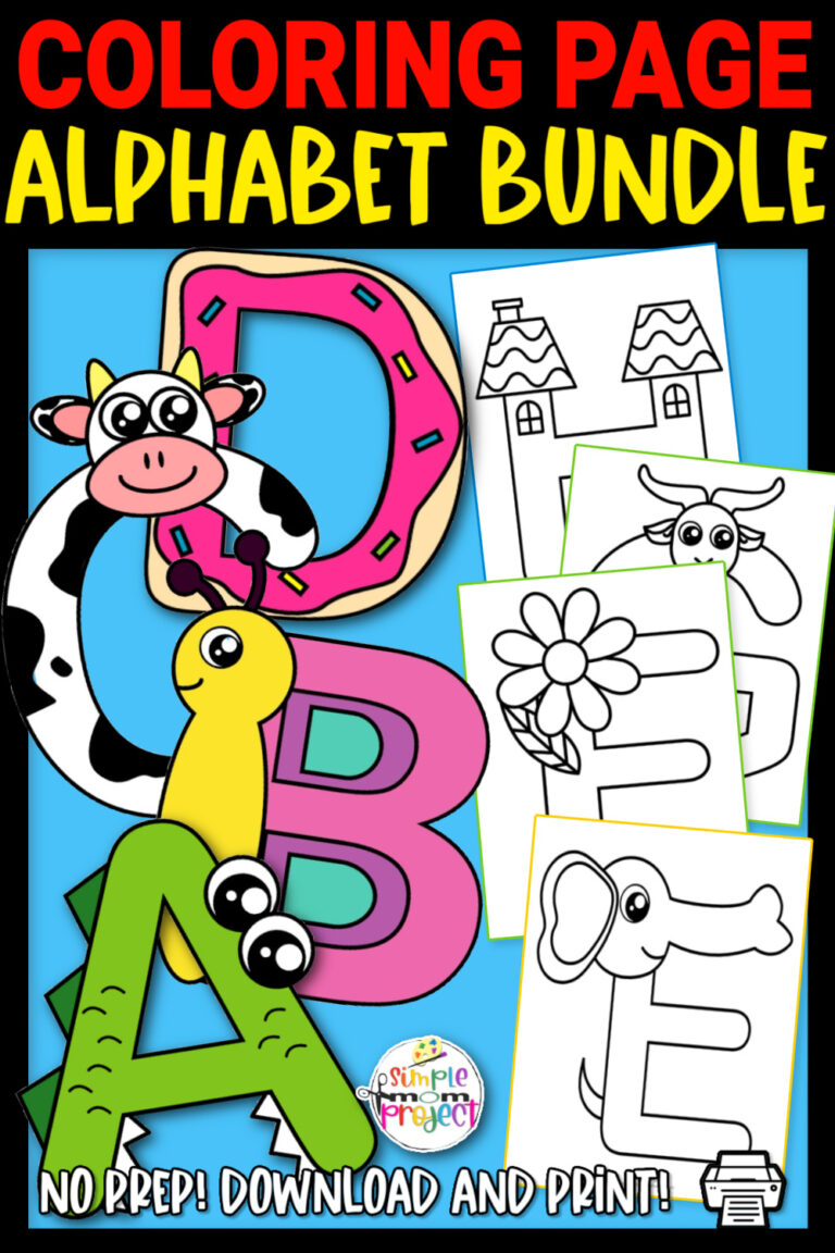 Exciting Printable Alphabet A-Z Coloring Page Collection Learning ...