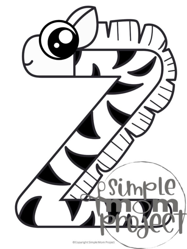Exciting Printable Alphabet A-Z Coloring Page Collection Learning ...