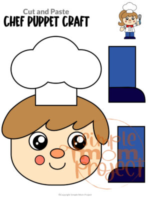 Community Helper Paper Bag Puppet Craft Templates – Simple Mom Project ...