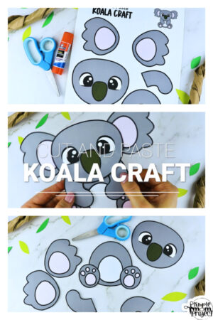 Crafty Koala Cut and Paste Activity - Simple Mom Project Store
