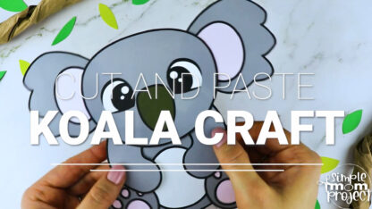 Koala Cut and Paste Craft - Simple Mom Project Store