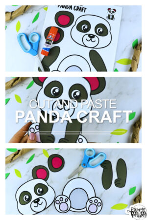 Panda Paper Craft Cut and Paste - Simple Mom Project Store