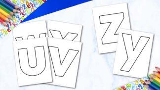 Fun Lowercase Alphabet Template Bundle - Simple Mom Project Store