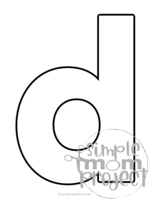 Fun Lowercase Alphabet Template Bundle - Simple Mom Project Store