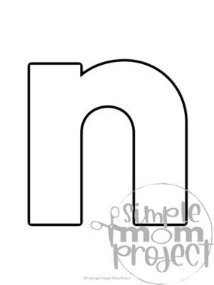 Fun Lowercase Alphabet Template Bundle - Simple Mom Project Store