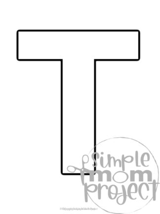 Fun Uppercase Alphabet Template Bundle - Simple Mom Project Store