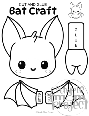 Bat Craft Templates | Paper Bat Craft | Adorable Bat Template Craft ...