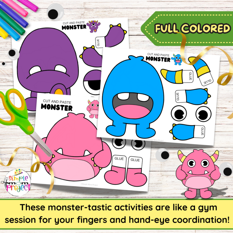 Build-a-Monster Craft Activity | Paper Monster Craft | Monster ...